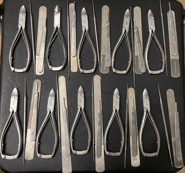 10 SETS OF Podiatry / Chiropody instruments, Mobilis, Chirex, Diamond ...