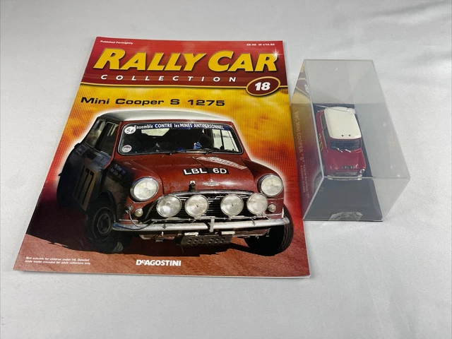 DEAGOSTINI RALLY CAR Collection Issue 18 Mini Cooper S 1275 + Magazine ...
