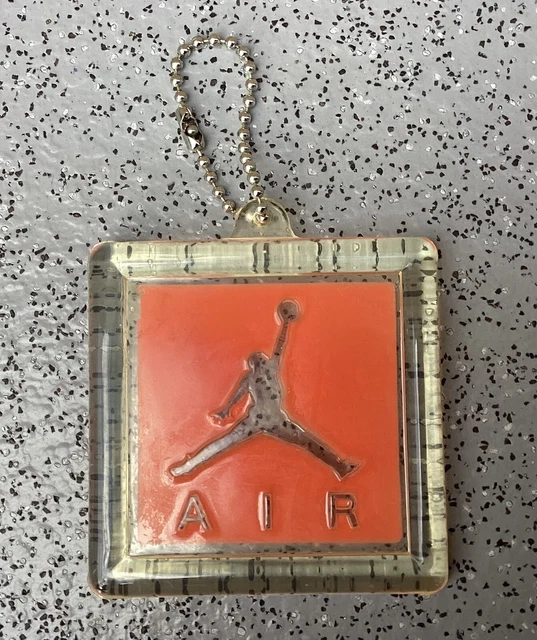 NIKE AIR JORDAN Jump Man Vintage Retro Orange Hang Tag Keychain £19.60 ...