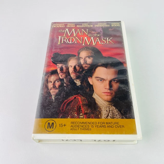 THE MAN IN The Iron Mask VHS Video Cassette Tape White Big Box PAL M15 ...