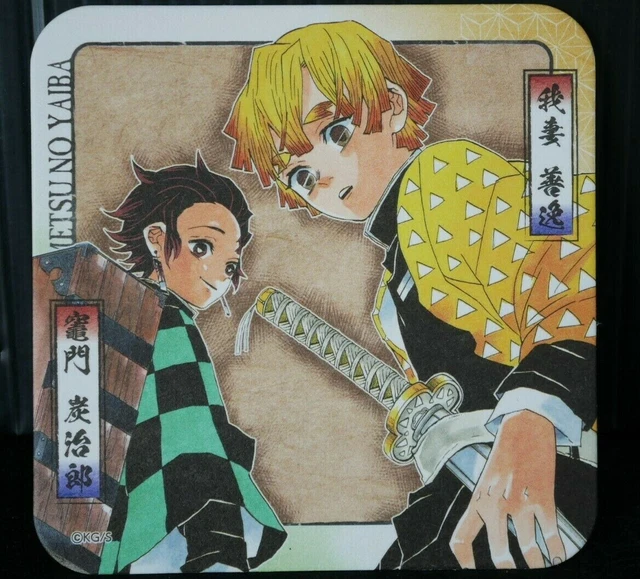 DEMON SLAYER: KIMETSU no Yaiba "Tanjiro & Zenitsu" Paper Art Coaster ...