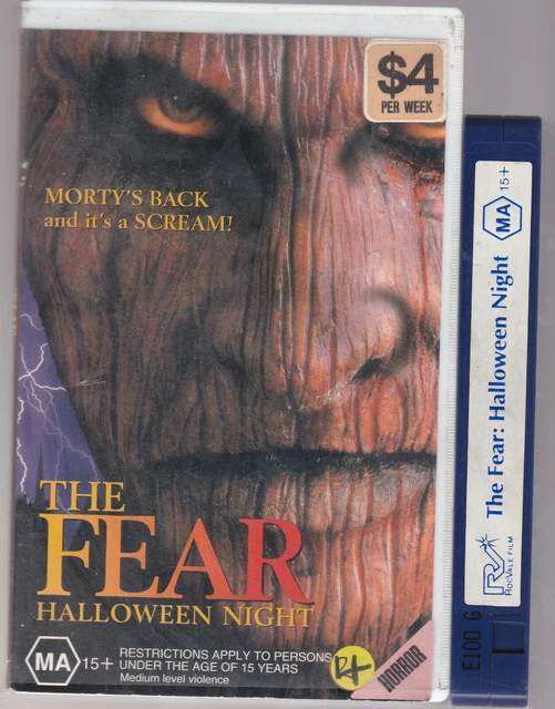 RARE VHS THE FEAR HALLOWEEN NIGHT Video Tape Big Box Ex-Rental HORROR ...