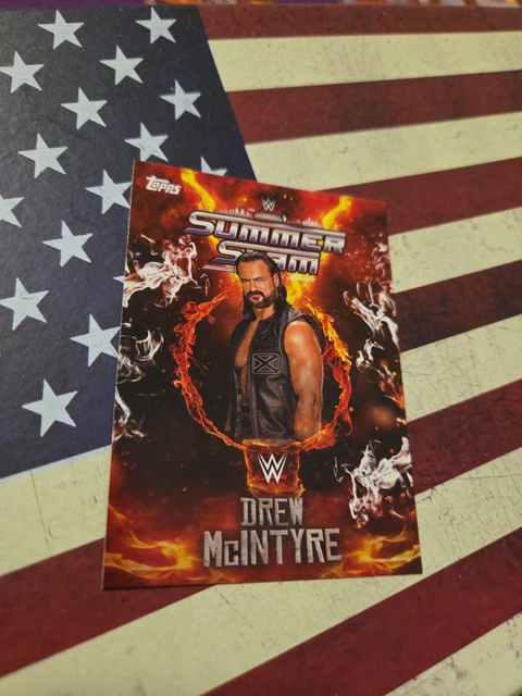 TOPPS WWF WWE Summerslam 2025 Drew McIntyre Exclusive Wrestling Trading Card EUR 4,95 - PicClick DE