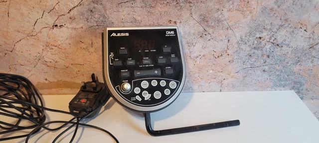 ALESIS DM6 ELECTRONIC Drum Module, Power Supply, Cables £50.00 ...