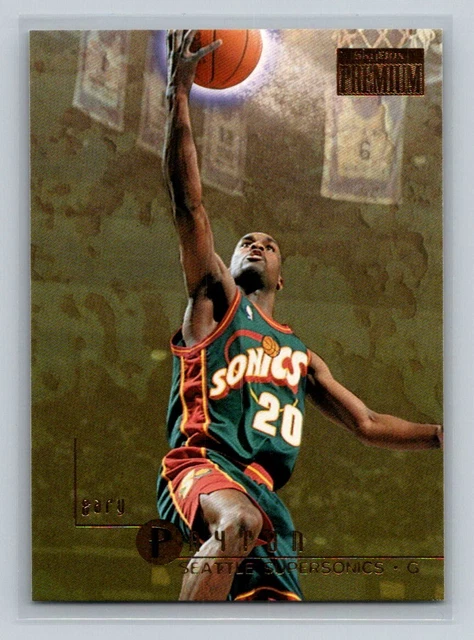 1996-97 SKYBOX PREMIUM #110 Gary Payton Seattle SuperSonics Basketball ...