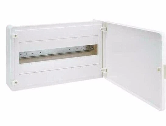HAGER ENCLOSURE 63A 400V IP40 1-Row, Opaque Door, Flush Mount - 18 ...