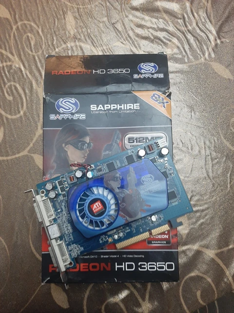 SCHEDA VIDEO ATI Radeon Sapphire HD 3650 PCI 512MB DDR2 EUR 9,90 - PicClick IT