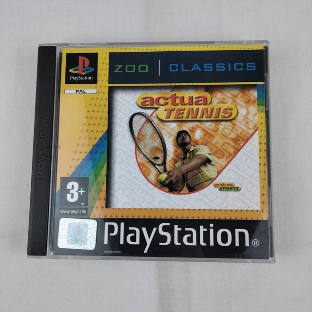 ACTUA TENNIS - Zoo Classics PlayStation One PS1 PAL Game Complete With ...
