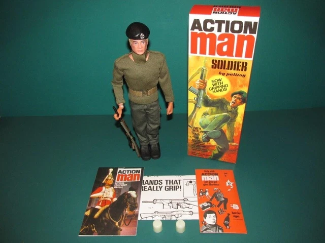 ACTION MAN 40TH Anniversary Soldier with Gripping Hands Boxed £99.00 ...