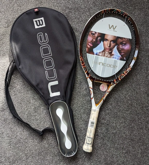 *NEW OLD STOCK* WILSON Divine Iris nCode W5 Tennis Racket - Serena ...