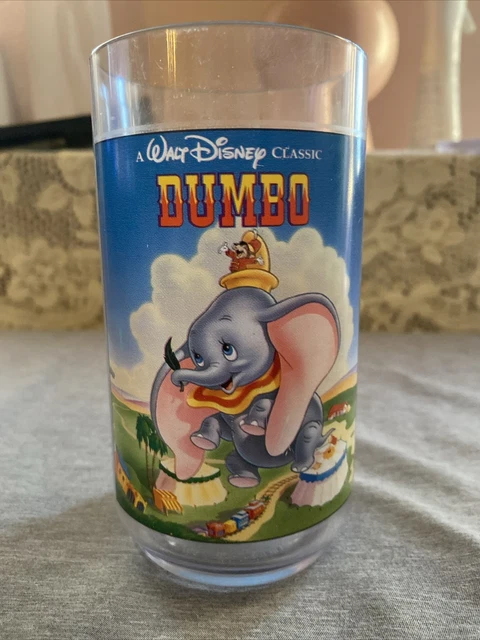 WALT DISNEY DUMBO Classic Collector Series Glass Burger King Coca Cola ...