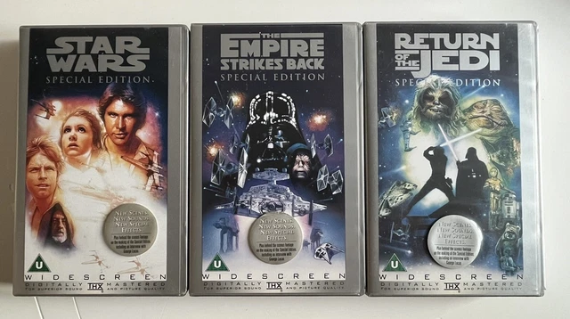 STAR WARS TRILOGY (Special Edition) Widescreen THX VHS Collection VG £20.00 - PicClick UK