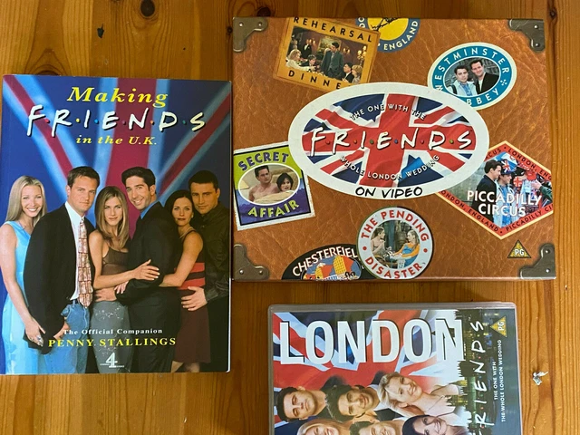 FRIENDS THE WHOLE London Wedding VHS Video Tape And Book Box Set pre ...