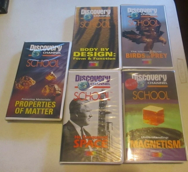 DISCOVERY CHANNEL SCHOOL VHS Video Tapes 5 Space, Body, Birds ...