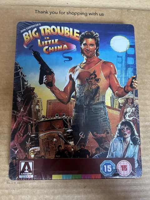 BIG TROUBLE IN LITTLE CHINA - UK BLU RAY STEELBOOK - NEW & SEALED John ...