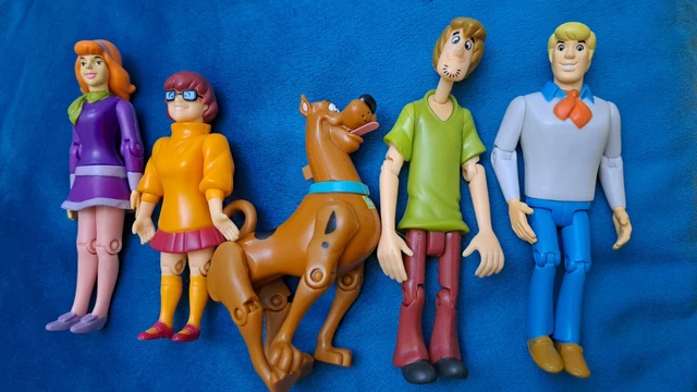 SCOOBY DOO FIGURE Bundle Complete Hanna Barbera Mystery Solving Crew ...
