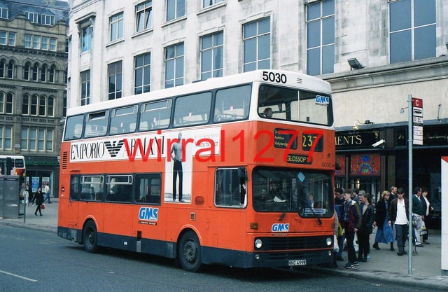 ORIGINAL BUS PHOTOGRAPHIC negative GM Buses South Metrobus 5030 MNC499W ...