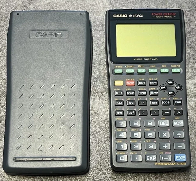 CASIO FX-9700GE POWER Graphic Icon Menu Scientific Calculator Vintage £ ...