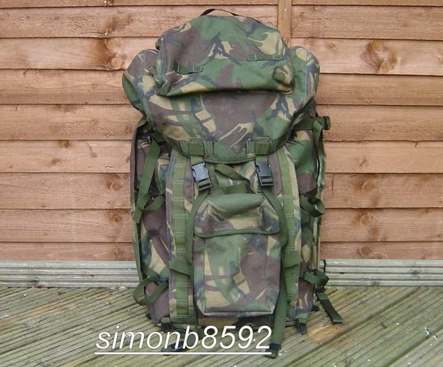 BRITISH ARMY SURPLUS Issue PLCE Infantry Bergen DPM Camo 100L Shortback ...