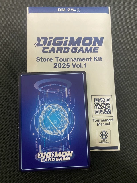 DIGIMON CARD GAME STORE TOURNAMENT KIT 2025 Vol 1 - NEW & SEALED ...