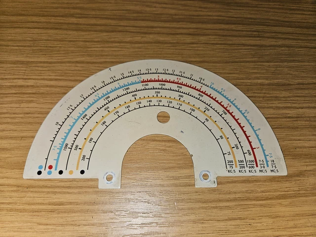WW2 WWII RAF Lancaster R1155 Aircraft Cockpit Radio Receiver Tuner Back ...