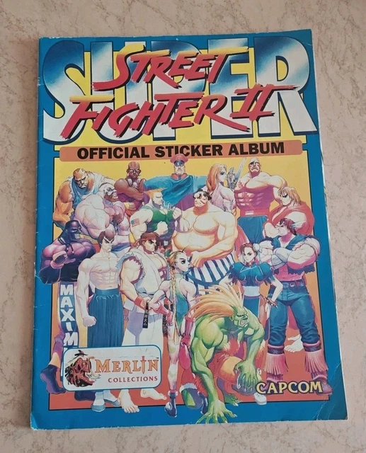 STREET FIGHTER II Official Sticker Album Merlin EUR 35,00 - PicClick IT