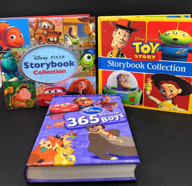 DISNEY PIXAR STORYBOOK Collection Bundle of Three books, 365 Story’s In ...
