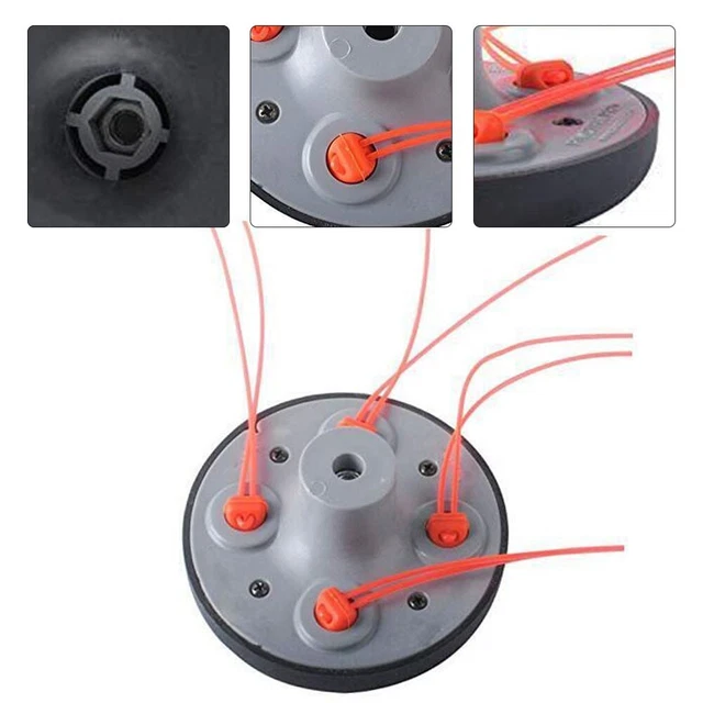 SAVE TIME AND Money with 55491 String Trimmer Head M10x1 25LHF, Pre cut ...