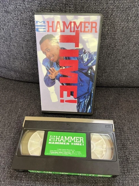 MC HAMMER HAMMER TIME! VHS Tape Japanese Edition 1990 60 minutes ...
