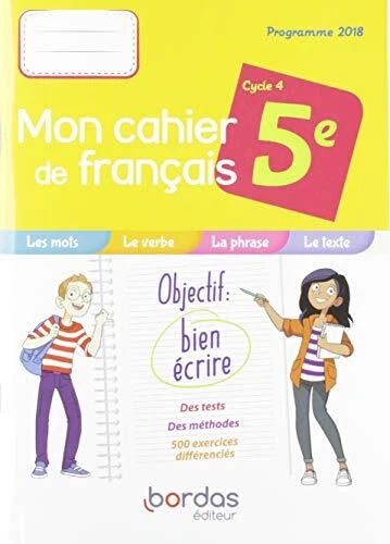 MON CAHIER DE francais 5e EUR 26,46 - PicClick FR