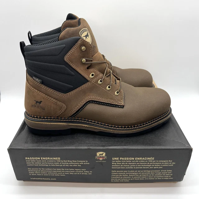 RED WING IRISH Setter Ramsey 2.0 Safety Toe 6" Work Boots Mens 15 D New ...