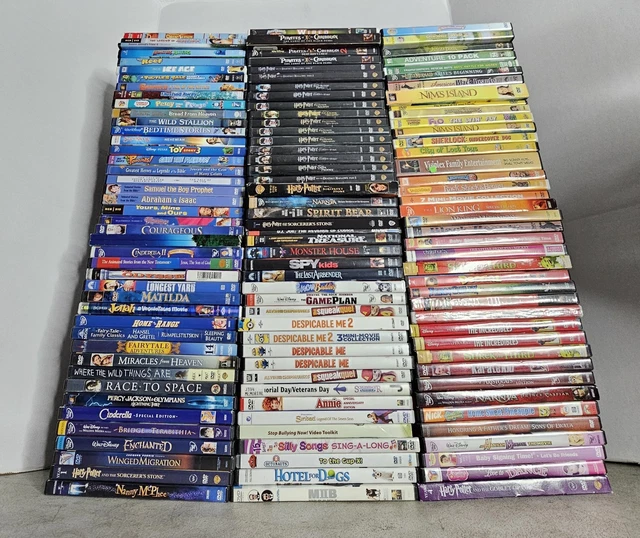 WHOLESALE LOT 100+ DVDs Kids & Family Childrens Baby Disney Nickelodeon ...
