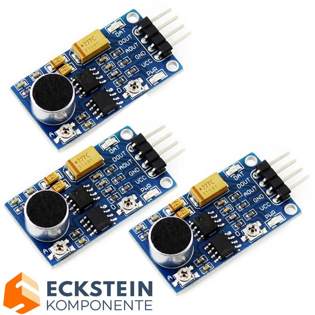 SOUND SENSOR ONBOARD audio power amplifier LM386 for Raspberry Pi ...