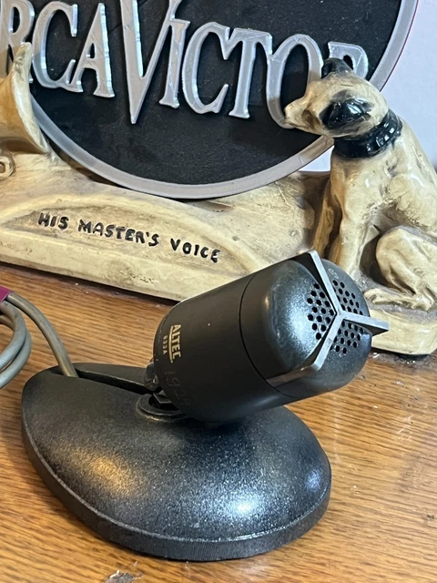 VINTAGE 1940'S ALTEC 633A "Saltshaker" Microphone, NICE, w/stand ...