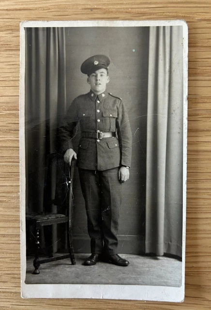 WW2 STUDIO PORTRAIT Photo Postcard. British Soldier. January 1940 £3.00 ...