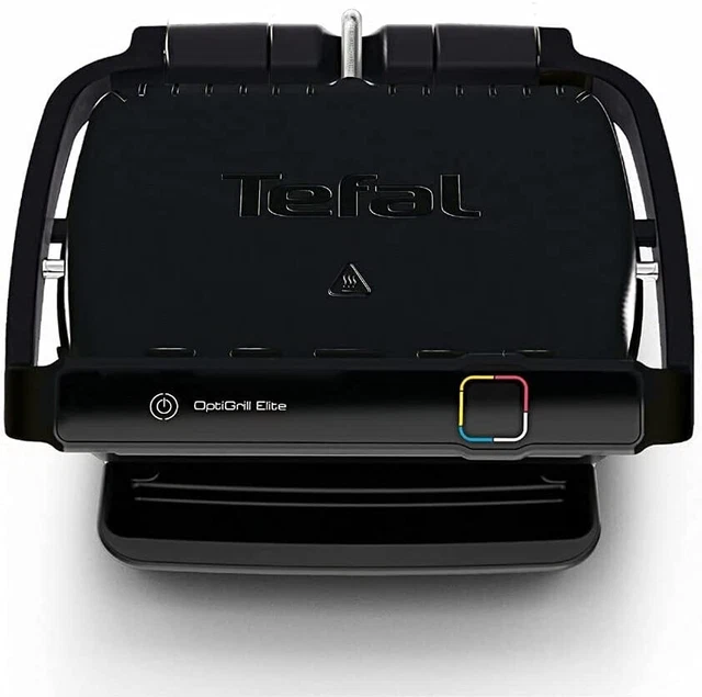 TEFAL CONTACT GRILL Electric Grill OptiGrill Elite Black Indoor Grill ...