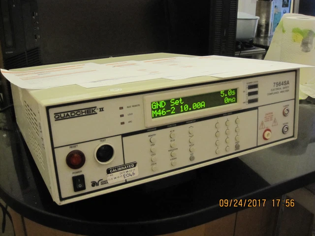 QUADCHEK II 7564SA Tester legame terra di sicurezza tensione ipot ...