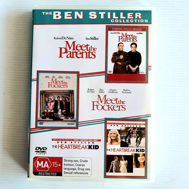 MEET THE PARENTS / The Fockers / The Heartbreak Kid DVD 3 Pack Comedy ...