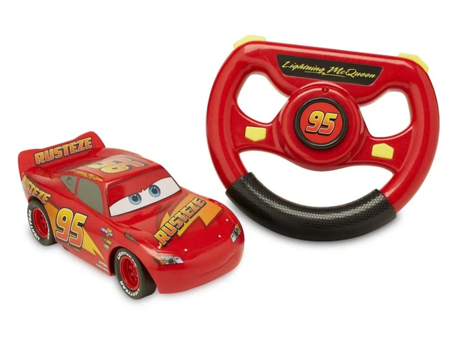 DISNEY PIXAR CARS 3 Lightning McQueen RC Remote Control Car Works New ...