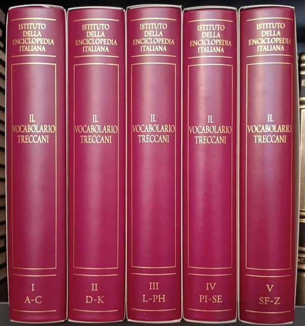 IL VOCABOLARIO TRECCANI Completa 5 Volumi - Istituto Della Enciclopedia ...