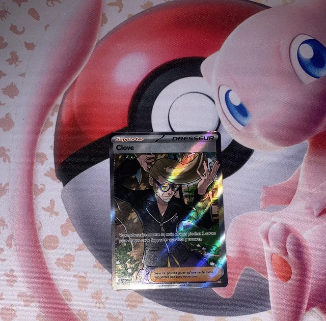 CARTE POKÉMON CLOVE DRESSEUR FULL ART 227/091 Destinées À Paldeà EV4,5 ...