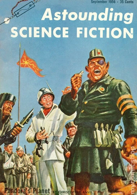 ASTOUNDING SCIENCE FICTION Pulp / Digest Vol. 58 #1 VG 1956 Stock Image ...