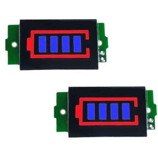 CUSTOMIZABLE BATTERY ENERGY Level Indicator Module for 1S 8S Batteries ...