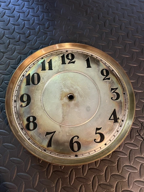 ANTIQUE/VINTAGE GRANDFATHER CLOCK face Dial £93.79 - PicClick UK