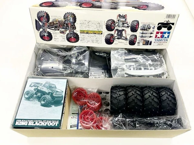 TAMIYA 1/10 KING Blackfoot RC Car Kit Unassembled Vintage with Box From ...