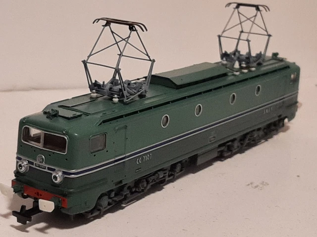 RIVAROSSI CC 7107 SNCF Échelle HO Locomotive Électrique - Verte (1604) EUR 150,00 - PicClick FR