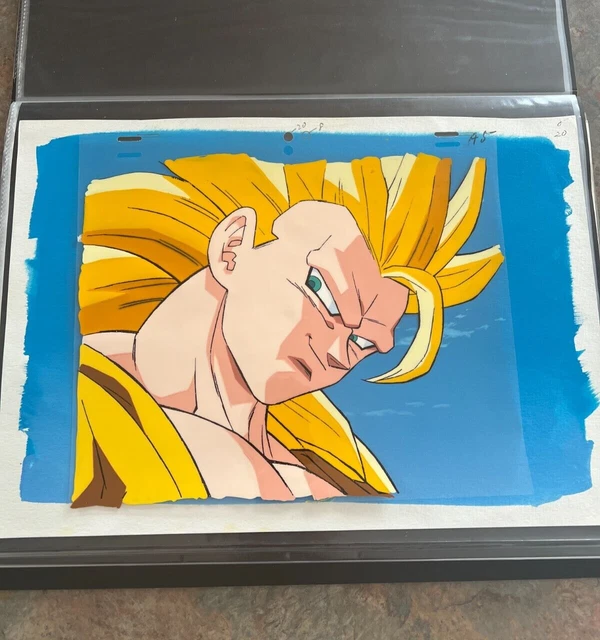 ORIGINAL SSJ3 GOKU production cel douga Dragon ball Z Akira Toriyama ...