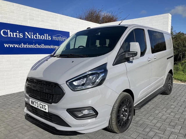 2023 FORD TRANSIT Custom 2.0 EcoBlue 170ps Low Roof D/Cab Limited Van ...