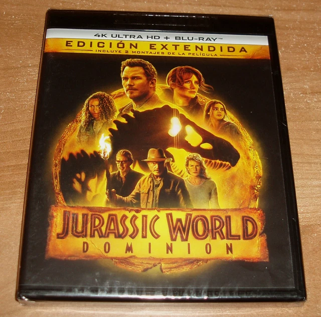 Jurassic World Dominion Extended 4k Uhd Blu Ray New Sealed Action A B