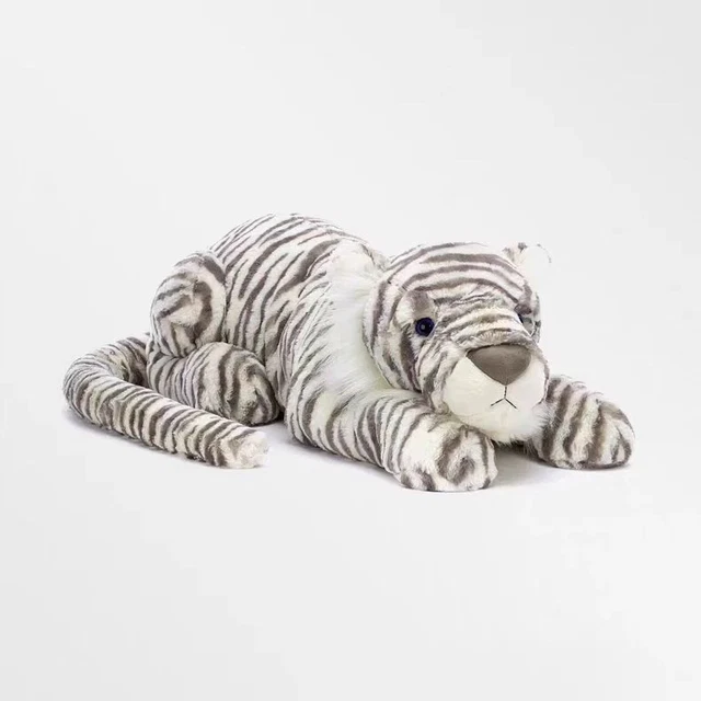 JELLYCAT LARGE SACHA Snow Tiger: Rare Wild Cat Plush, New & Ultra-Soft ...